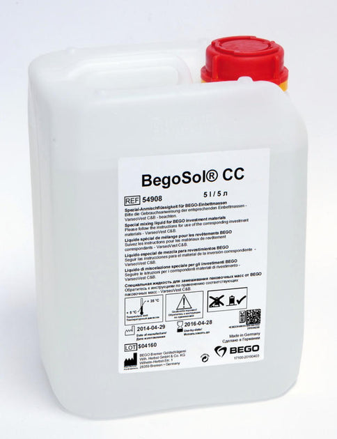 BegoSol:registered: CC: Mixing liquid 5 litres – Dental Store