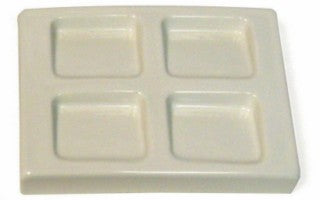 FOUR WELL SLANT PALETTE, GLAZED – Dental Store